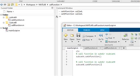 Image result for Calling a Function in a File From Another File Using the MATLAB