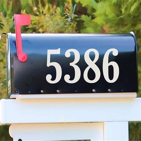 Image result for Reflective Mailbox Numbers