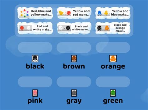 : Color Mixing - Match up