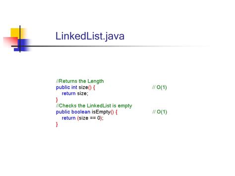 Image result for Linked List Operations Java