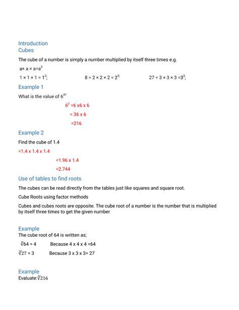 Image result for Form 2 Maths Notes