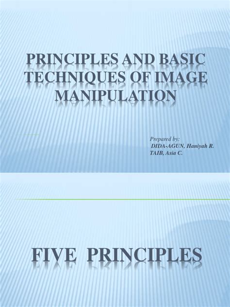 Image result for Basic Practices of Image Manipulation