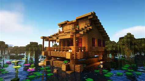 Image result for Minecraft Swamp House Design