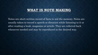 Image result for How Can Write Noter Making