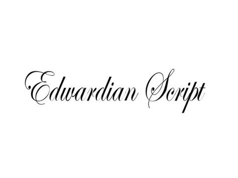 Image result for Edwardian Script Pro Font