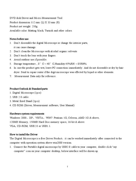 Image result for Digital Microscope User Instructions