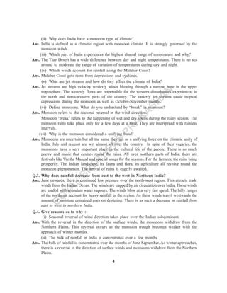 Image result for Class 9 Climate Question. Answer