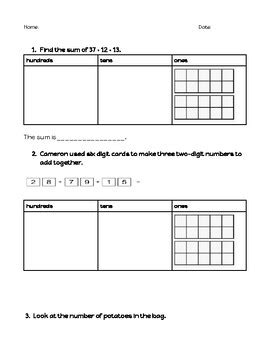 Image result for How to Add Three Two-Digit Numbers Video