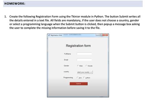 Image result for Create User Form Using Python