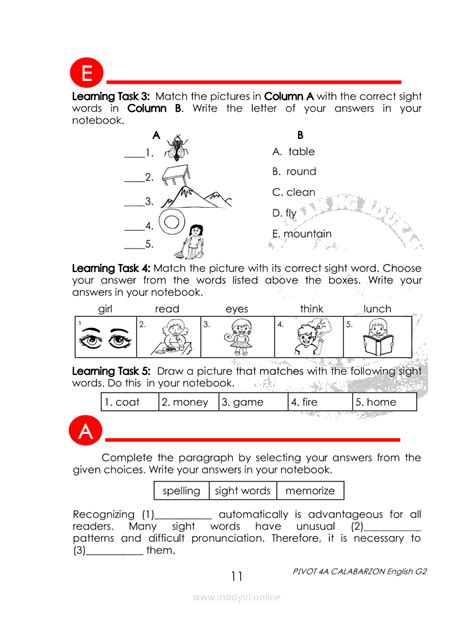Image result for Grade 2 Module 2 Lesson 4