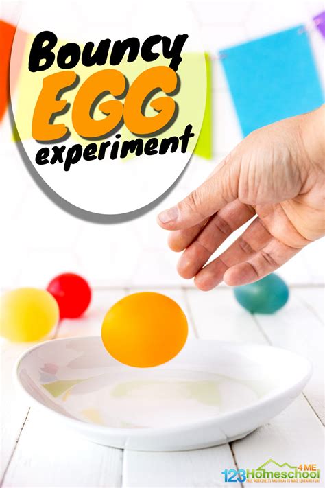 ? Bouncy Egg Science with Free Egg in Vinegar Experiment Worksheet ...