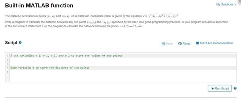Image result for Distance Line MATLAB