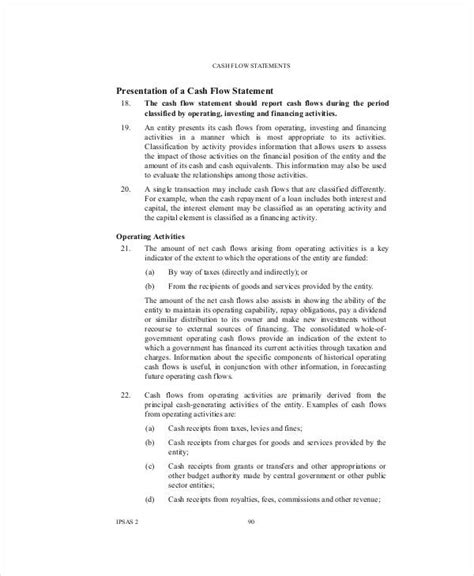Image result for Cash Flow Income Statement Example
