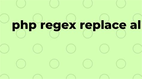 Image result for PHP Regex.replace