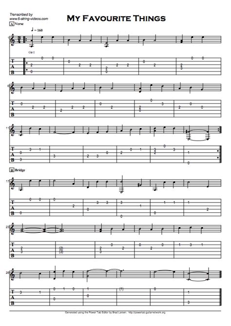 Image result for My Favorite Things Guitar Tutorial