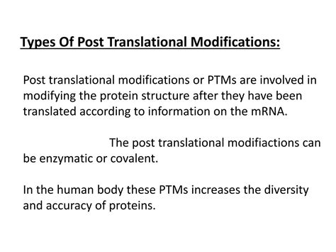 Image result for Post-translational Modification Examples