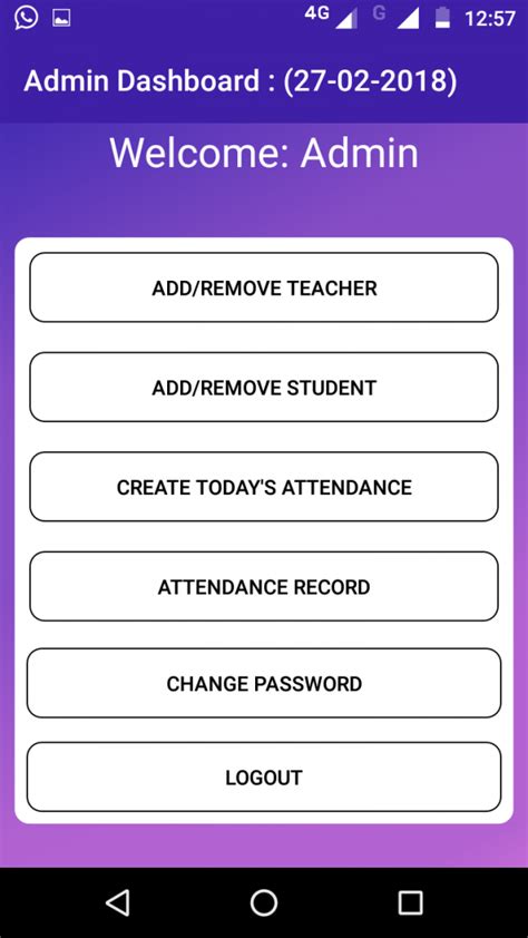 Image result for Android Studio Attendance Project