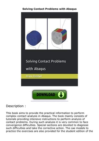 Image result for Abaqus Contact Tutorial