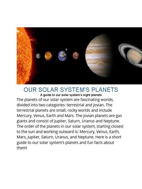 Image result for Solar System Notes PDF Download