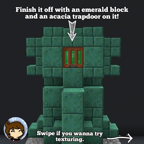Image result for Minecraft Simple Copper Statue Tutorials