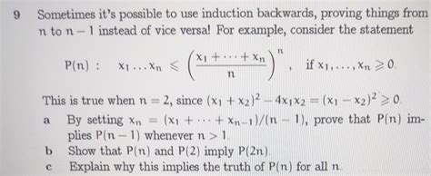 Image result for Why Induction Backwards Works Math