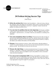 Image result for Problem Solving Success