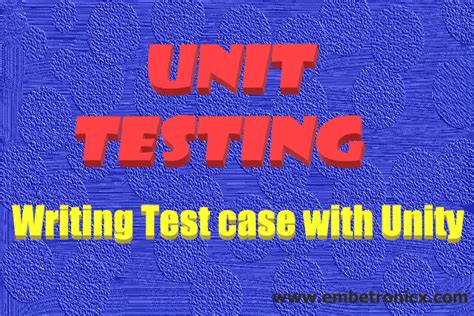 Image result for How to Code Unit Testing in Arduino C