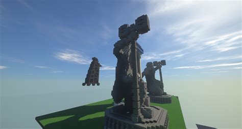 Image result for Minecraft Dwarven Statue Tutorial