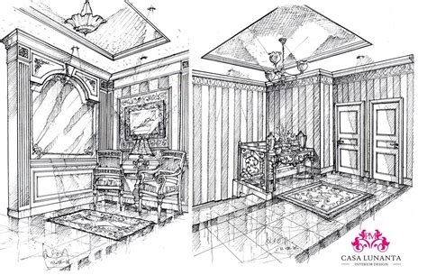 Image result for Basic Perspective Drawing Interior