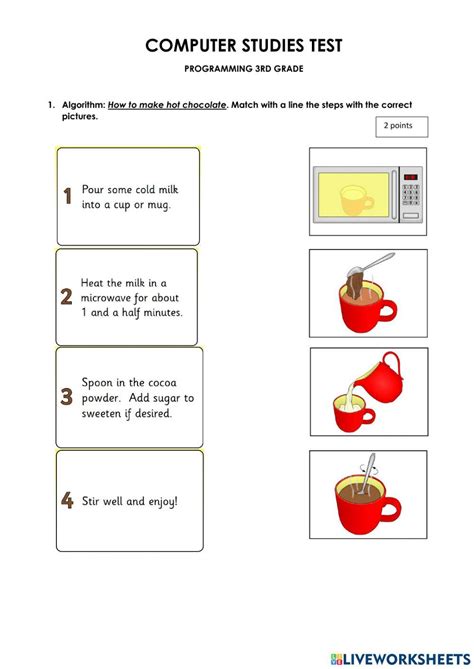 Image result for Computer Test Worksheet