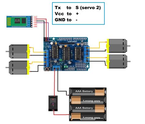 Image result for Arduino Bluetooth Car Circuit Diagram Tutorial