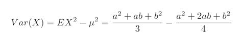 Image result for Variance Probability Distribution Equation
