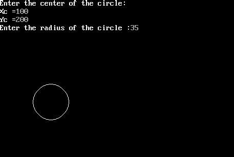 Image result for Midpoint Circle Algorithm Code