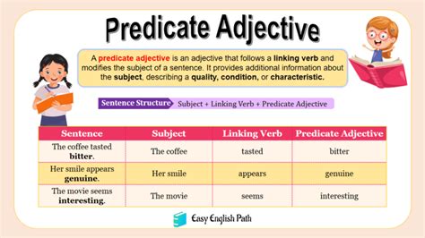 Image result for Predicate Adjective Mean