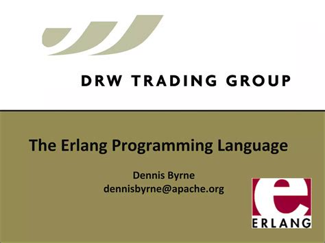 Image result for Erlang Programming Language Developers