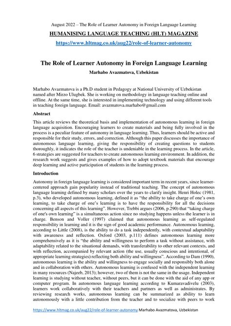Image result for Learner Autonomy in Language Learning