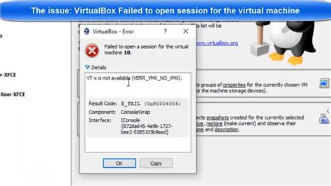 Image result for VBox Client Is Not Running