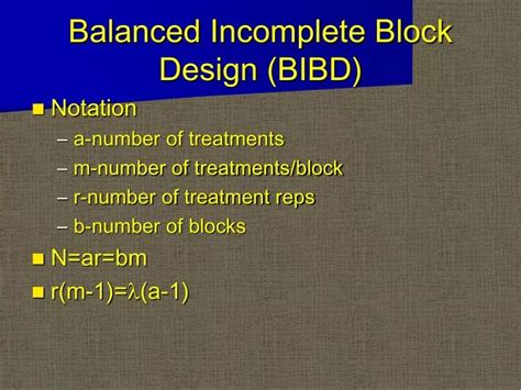Image result for Balanced Incomplete Block Design