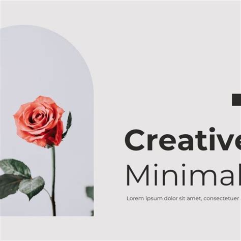 Creative Minimalist - PPT Template в 2024 г