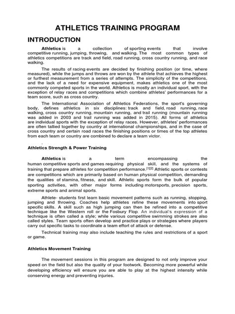 Image result for Writing a Track Training Program