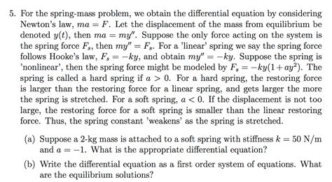 Image result for Spring Problem Calculus