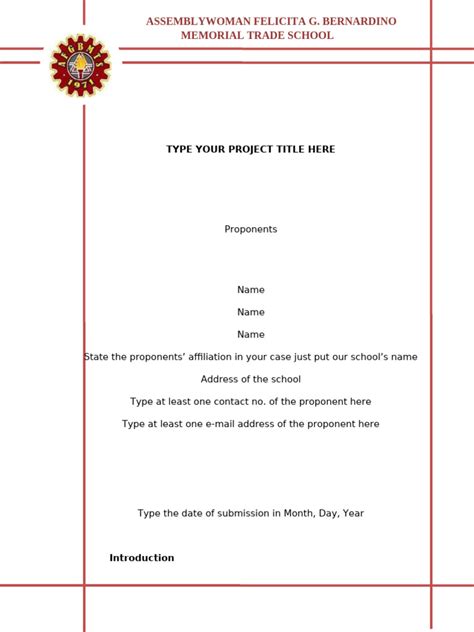 Image result for Project Writing Samples