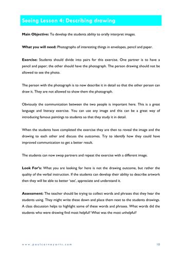 Image result for The Drawing Database Lessons List