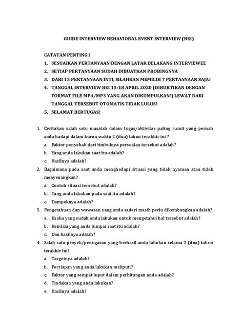 Image result for Behavioral Event Interview