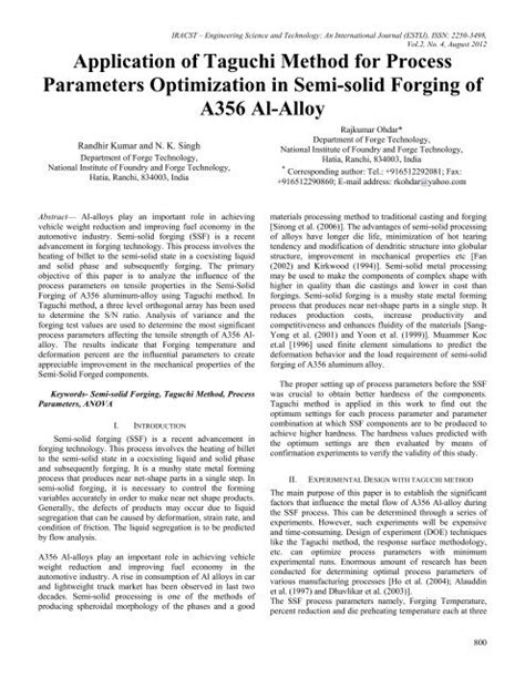 Image result for Taguchi Method and Optimization