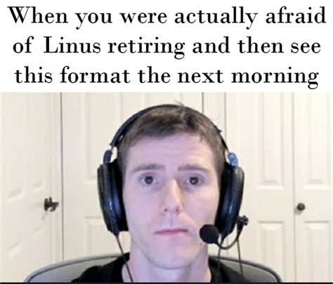 Image result for Linus Tech Tips Stare Meme