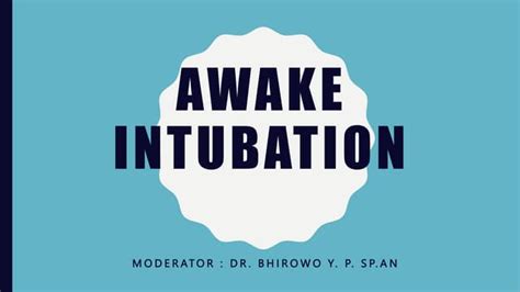 Image result for Awake Intubation