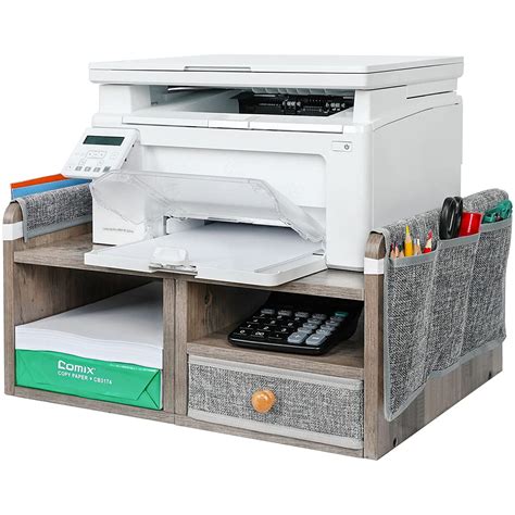 Wooden desktop printer stand | X-cosrack