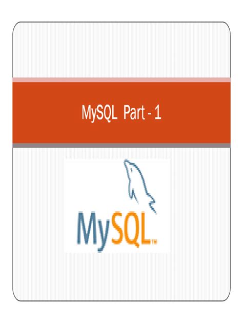 Image result for MySQL Database Tutorial 1