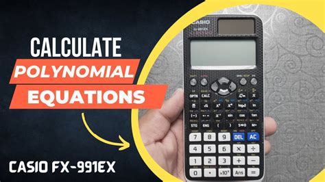 Image result for How to Solve Polynomial Using Calculator
